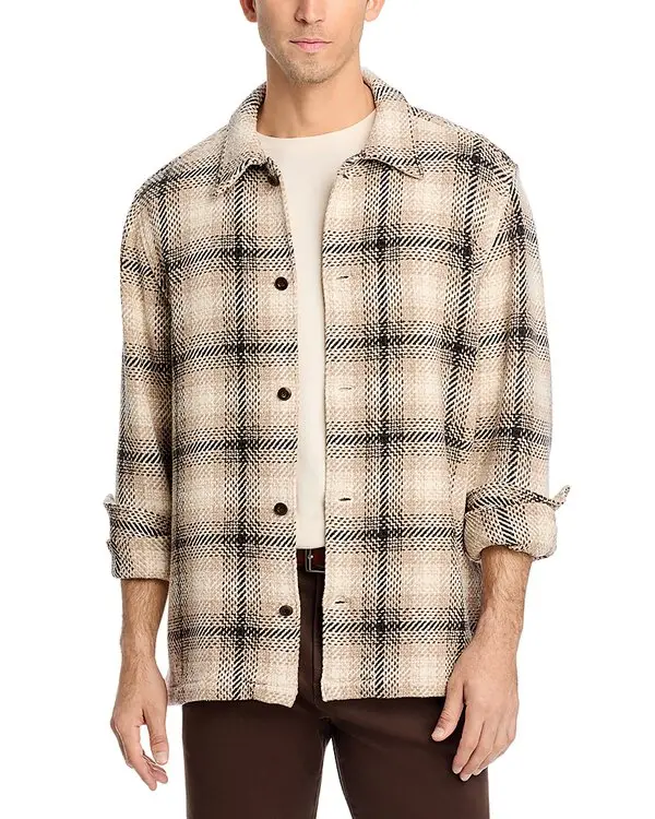 Madewell Twill Plaid Jacket - Heavy Twill Plaid Grey