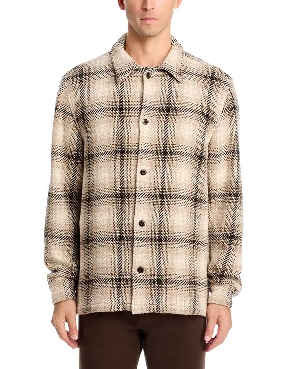 Madewell Twill Plaid Jacket - Heavy Twill Plaid Grey