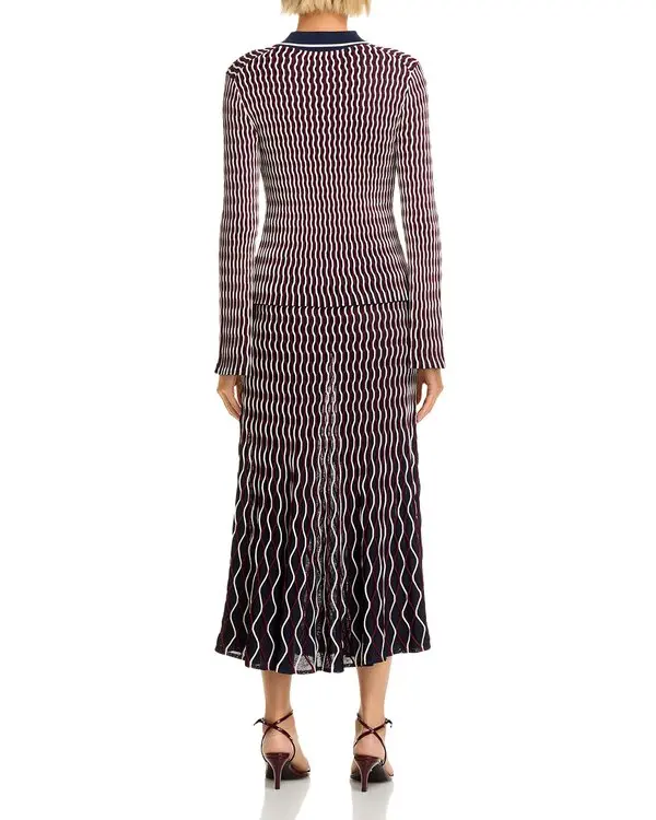Simkhai Aliza Wavy Striped Skirt