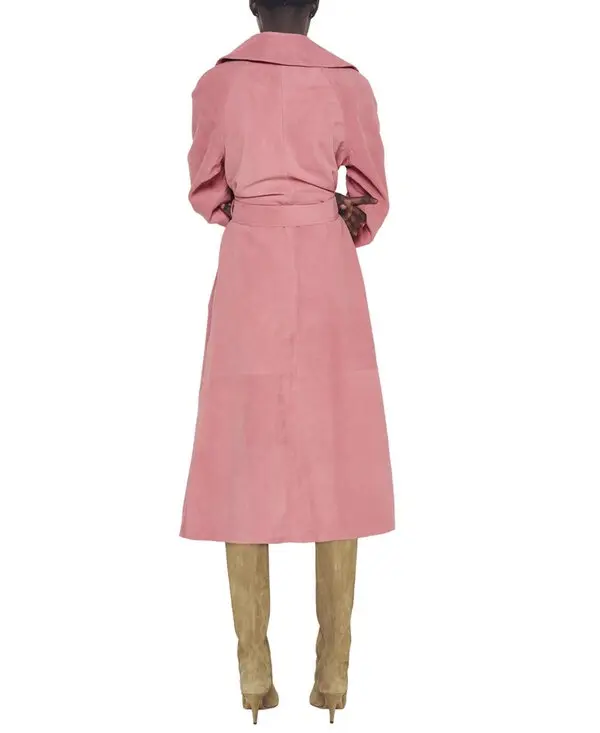 AS By DF Candy Supersuede Trench Coat