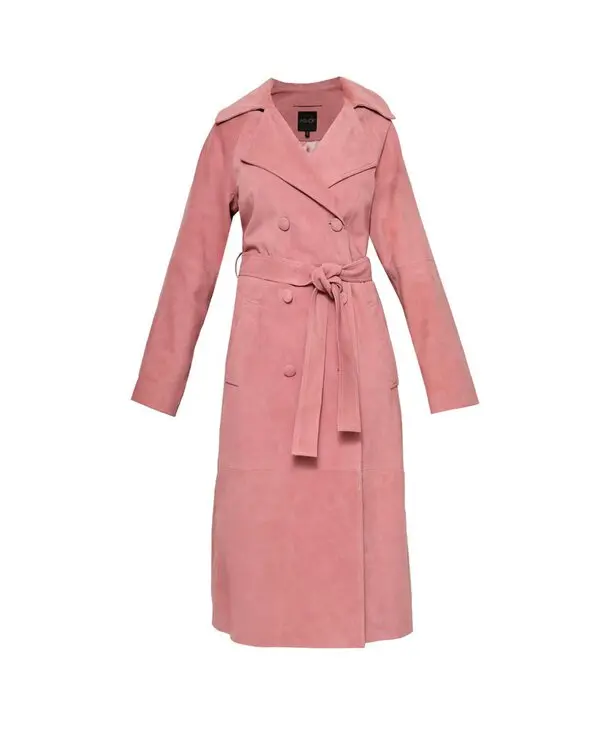 AS By DF Candy Supersuede Trench Coat