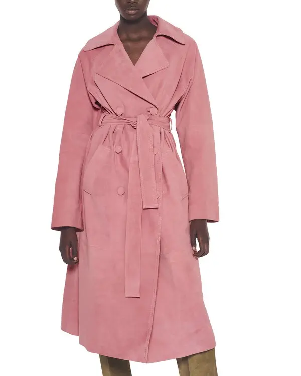 AS By DF Candy Supersuede Trench Coat
