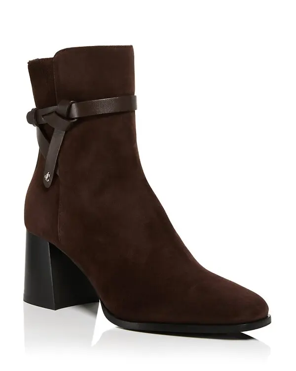 JIMMY CHOO Lawton Ankle Boots - Chcocolate