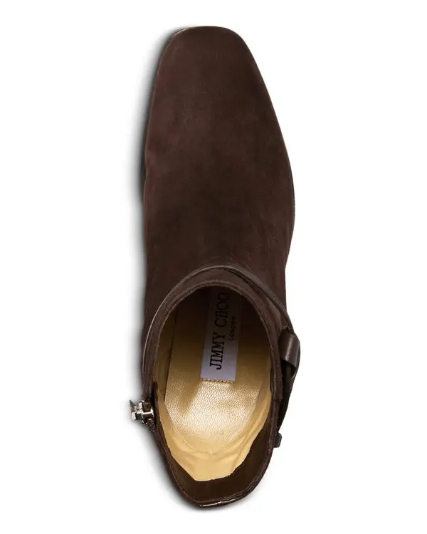 JIMMY CHOO Lawton Ankle Boots - Chcocolate