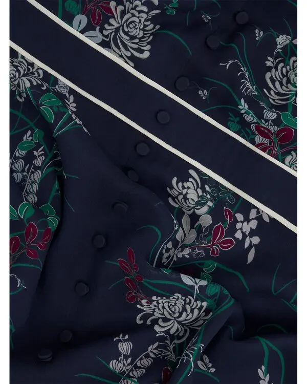 HOBBS LONDON Sia Silk Dress - Midnight