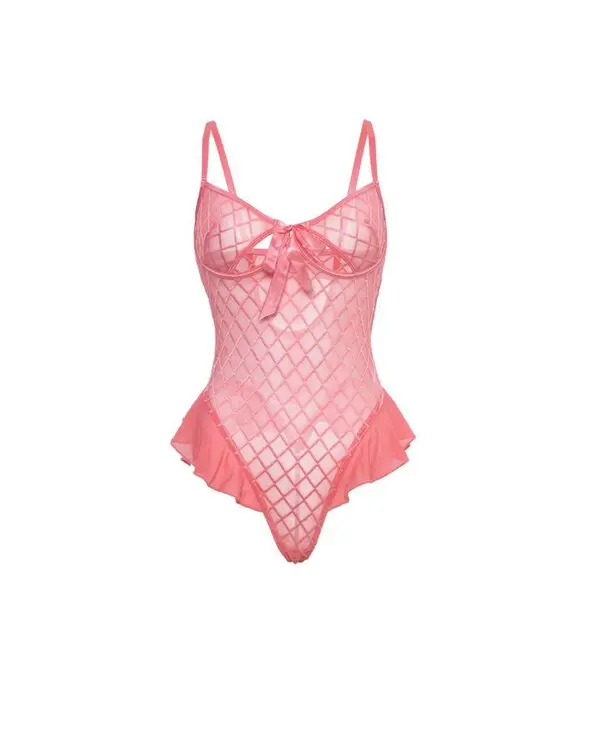 OH LA LA CHERI Aubrielle Sheer Teddy