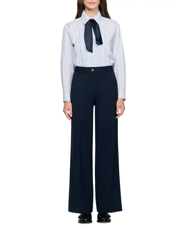 Sandro Striped Trousers