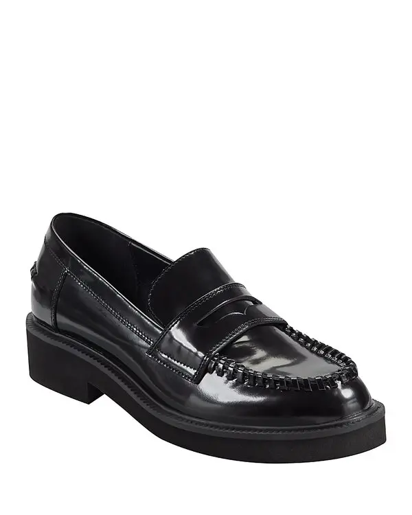 MARC FISHER LTD. Dagman Loafer Flats - Black