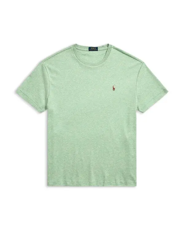 Polo Ralph Lauren Cotton Embroidered Logo Tee - Cleadon Heather