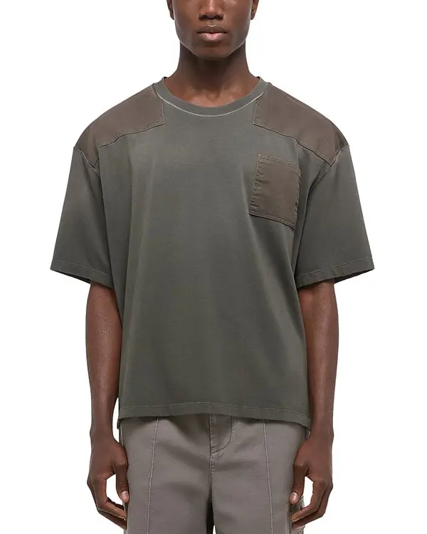 Helmut Lang Relaxed Fit Patch Tee - Moss