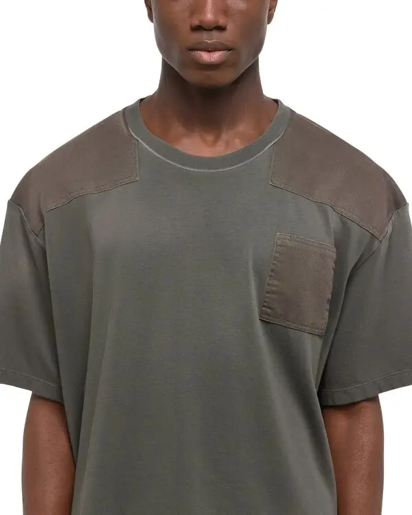 Helmut Lang Relaxed Fit Patch Tee - Moss