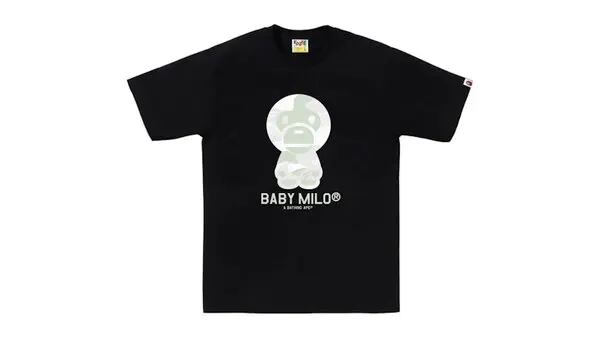 A BATHING APE City Camo Baby Milo Tee Shirt - Black