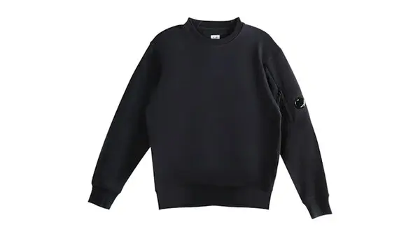 C.P. COMPANY Logo Sweatshirt - Total Eclipse