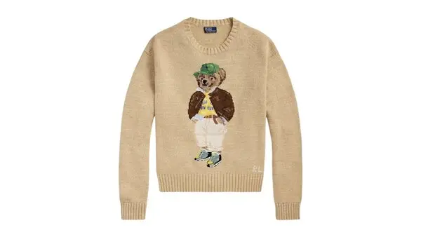 Polo Ralph Lauren Cotton Bear Crew Neck Pullover