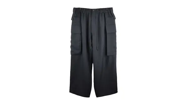 Y3 Cargo Pants With Drawstring - Black