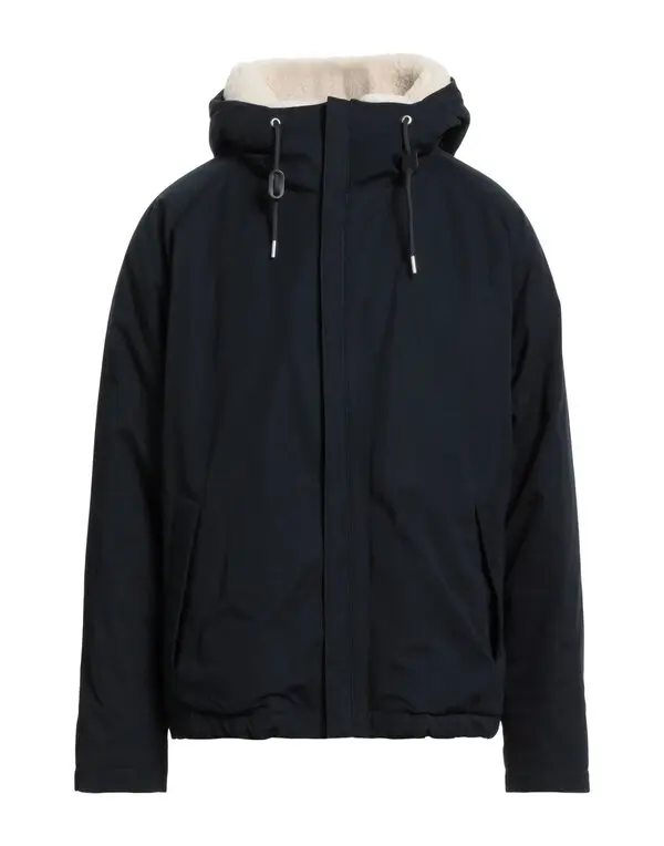 Sandro Cotton Jacket With Shearling Trim