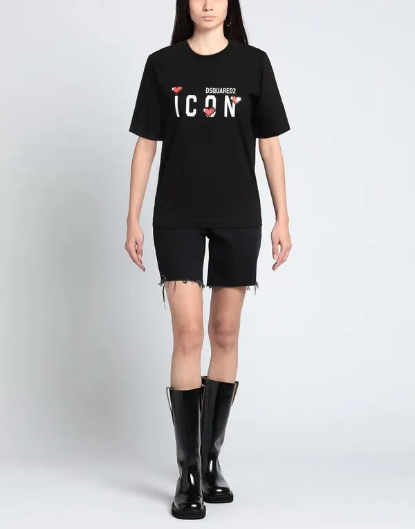 Dsquared2 T-shirt In Cotton Jersey - Black