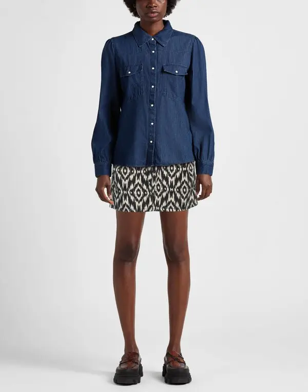GAELLE PARIS Denim Pencil Skirt