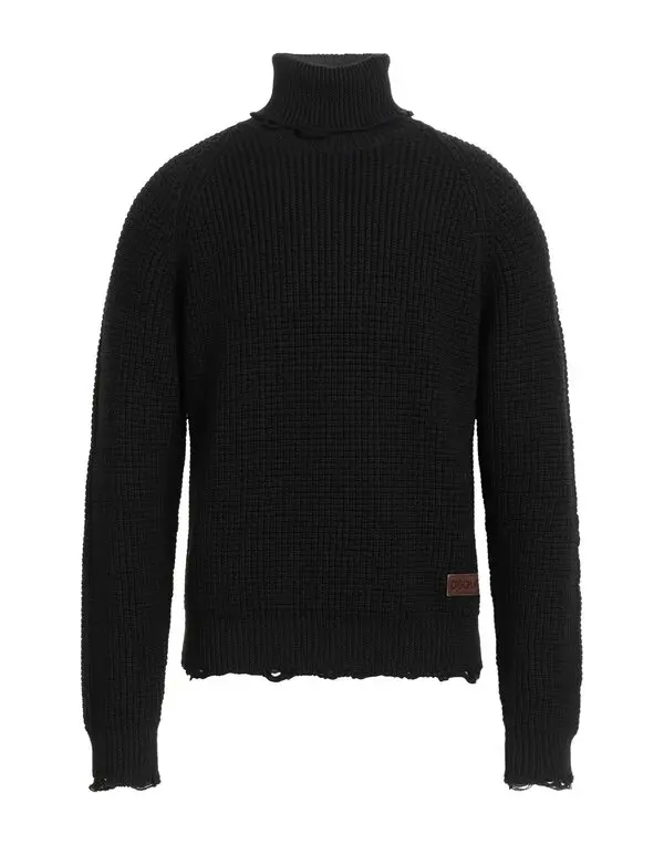Dsquared2 Turtleneck Wool Sweater - Black