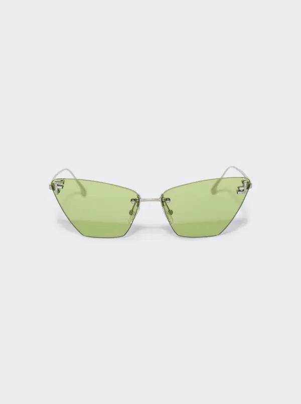Fendi First Crystal Palladium Sunglasses - Silver
