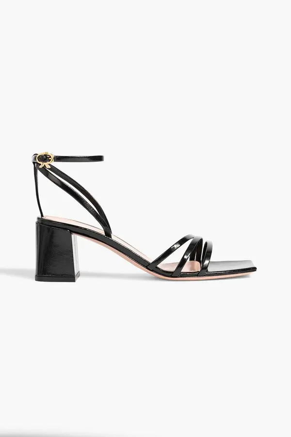 GIANVITO ROSSI Brielle Patent-leather Sandals