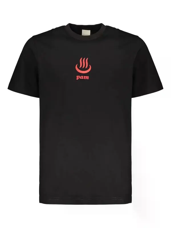 PERKS AND MINI Crew-neck Logo-embroidered T-shirt