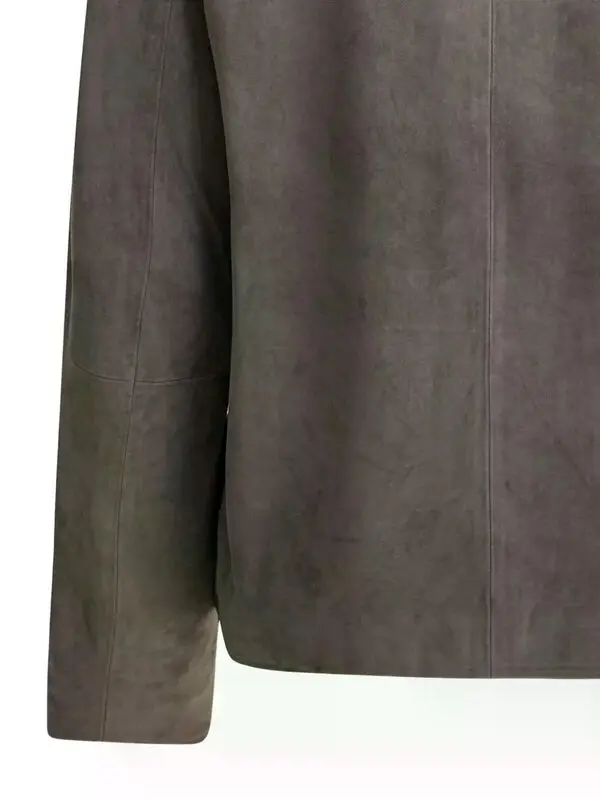 Max Mara Button-fastening Suede Jacket