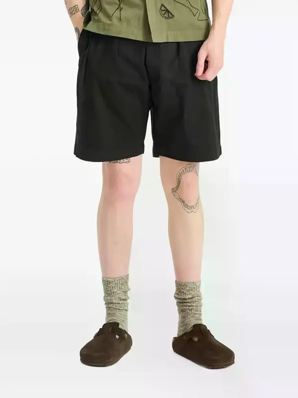 SERVICE WORKS Pleated Cotton Shorts