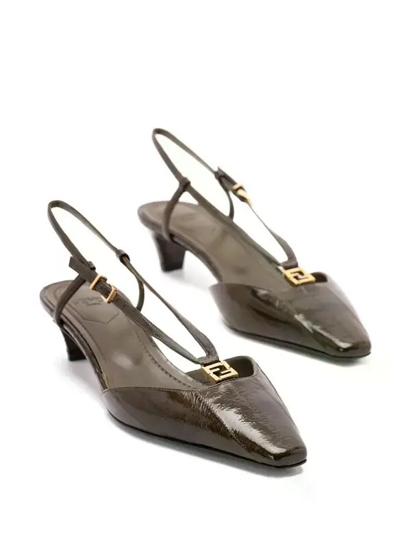 Fendi 40mm Ffold Heeled Pumps