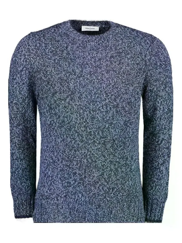GRAN SASSO Speckled Wool Sweater - Blue