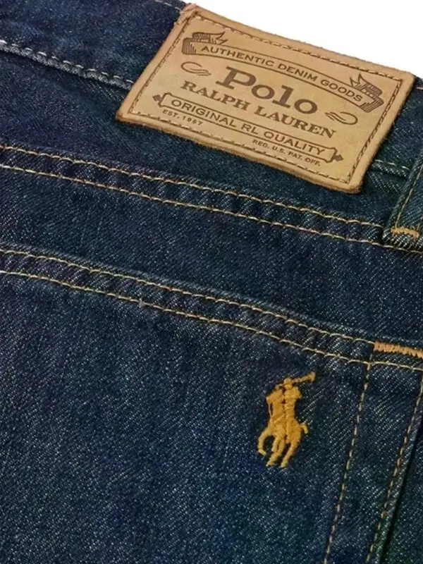Polo Ralph Lauren Logo-embroidered Jeans - Blue