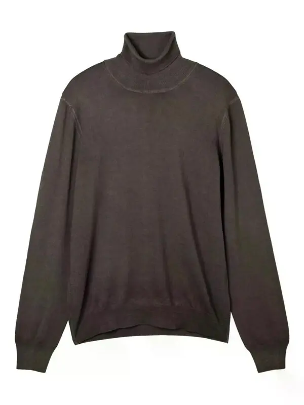 GRAN SASSO Wool Turtleneck Sweater - Brown