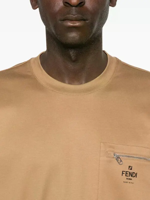 Fendi Zip-pocket T-shirt