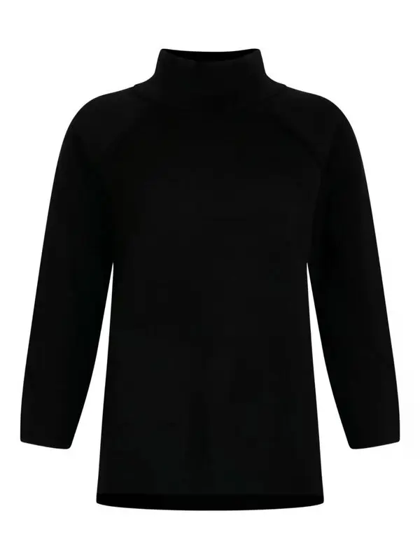 GRAN SASSO High-neck Side-split Sweater