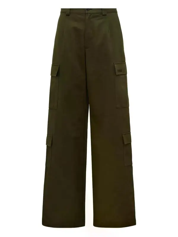 MSGM Cargo-pocket Trousers - Green