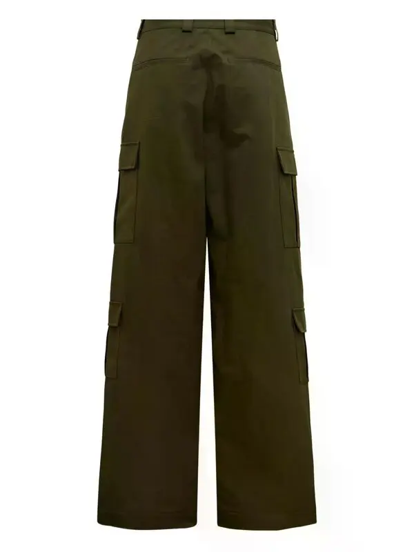 MSGM Cargo-pocket Trousers - Green