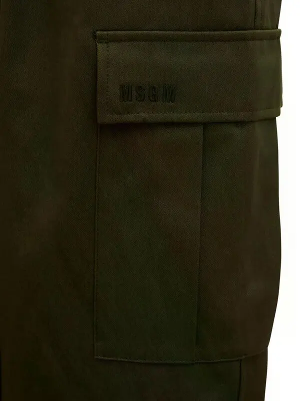 MSGM Cargo-pocket Trousers - Green