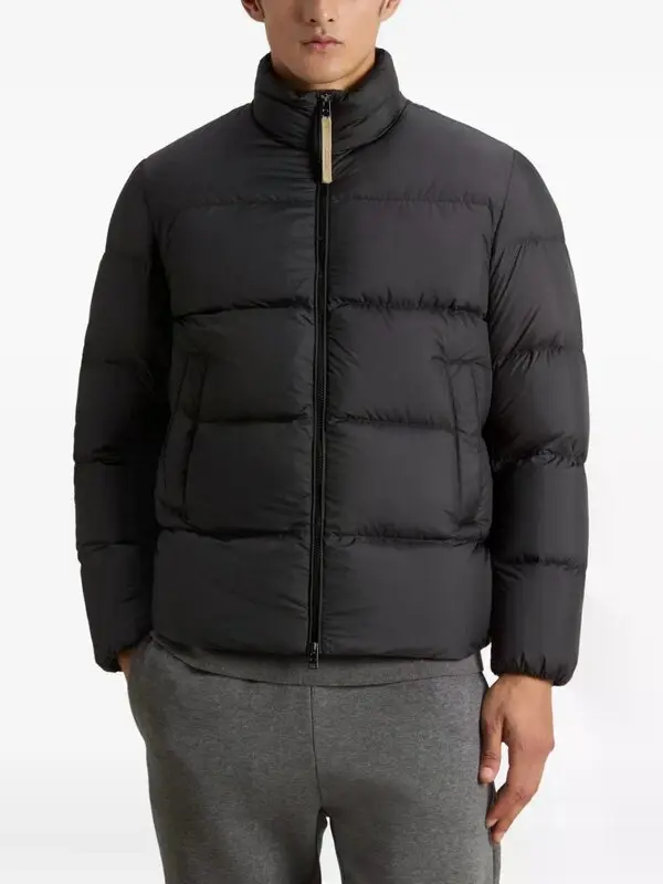 Woolrich Quilted Mock-neck Jacket