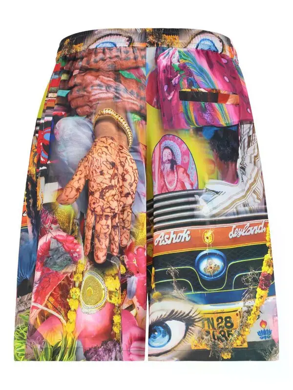 PERKS AND MINI Printed Drawstring Shorts