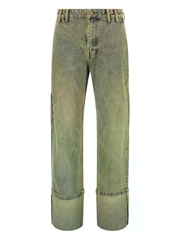 ENTIRE STUDIOS Cuff Jeans - Yellow
