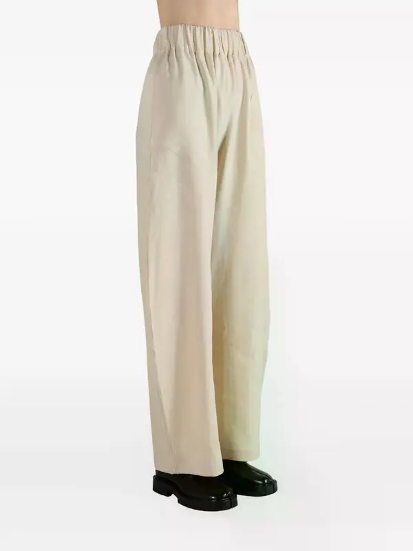 CORTANA Elasticated-waistband Pallazo Pants