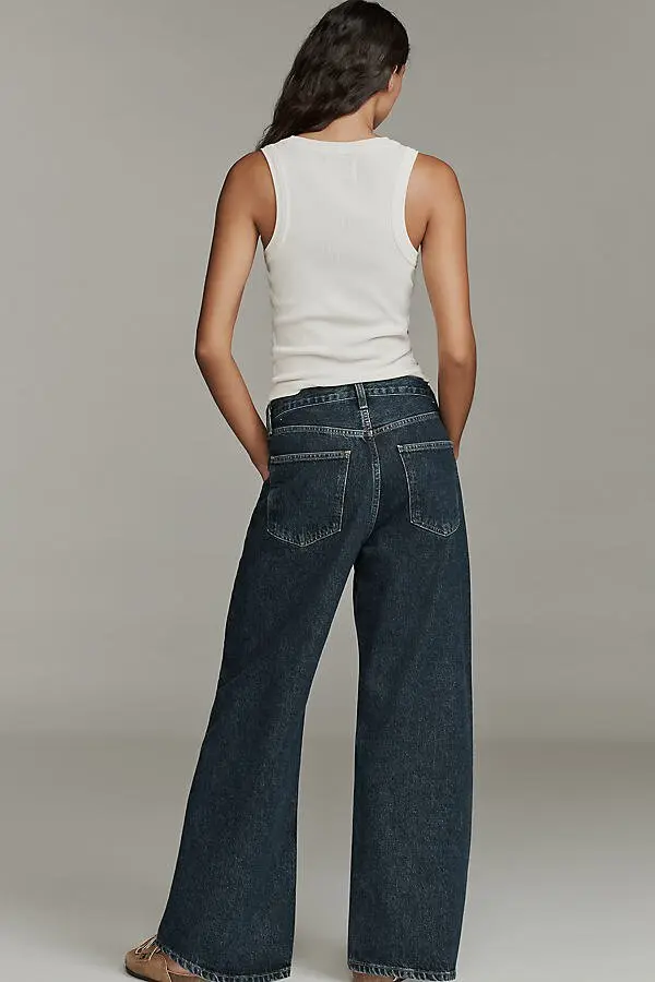 AGOLDE Low-curve High-rise Tapered Jeans