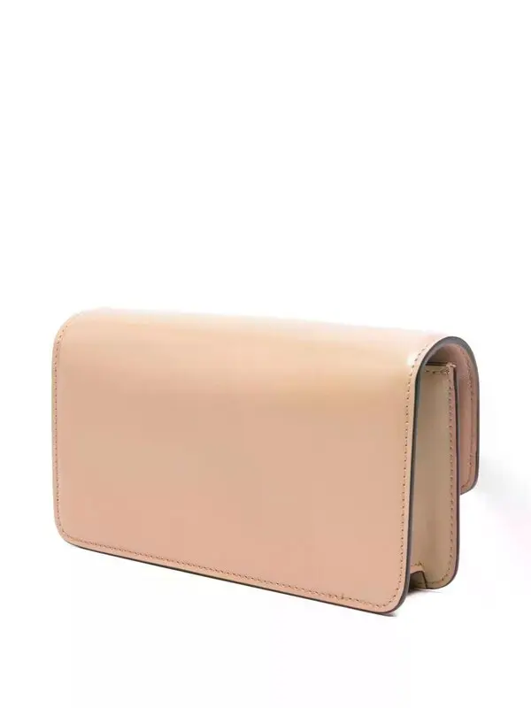 Valentino Garavani Vlogo Signature Leather Clutch - Neutrals