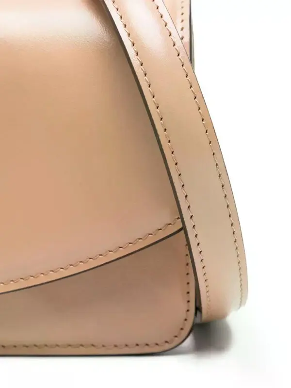 Valentino Garavani Vlogo Signature Leather Clutch - Neutrals