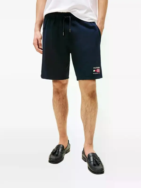 Tommy Hilfiger Logo-embroidered Drawstring Shorts