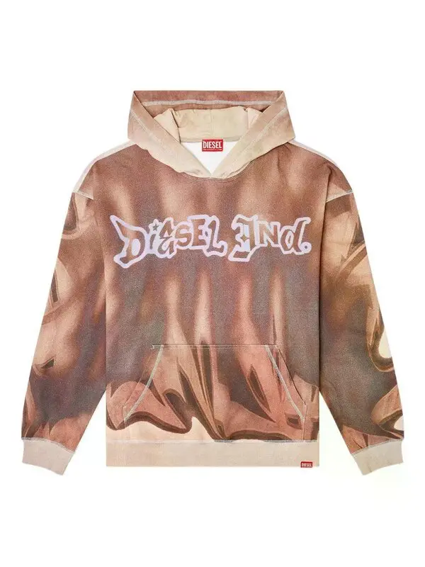 DIESEL® Printed Hoodie - Neutrals