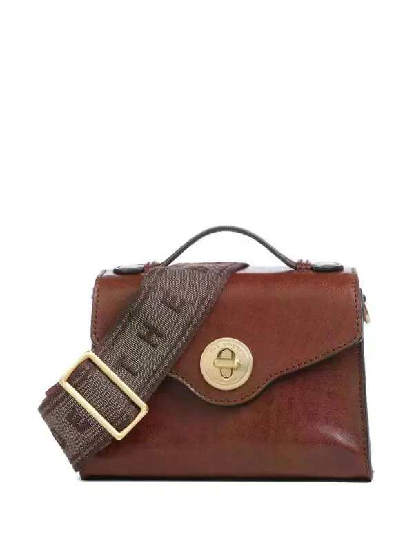 THE BRIDGE Flap-front Leather Tote