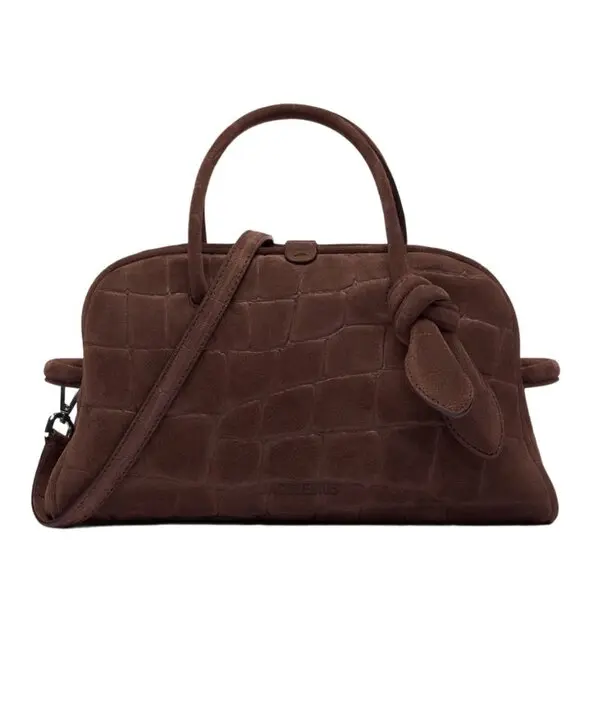 Jacquemus The Turismo Shoulder Bag - Dark Brown