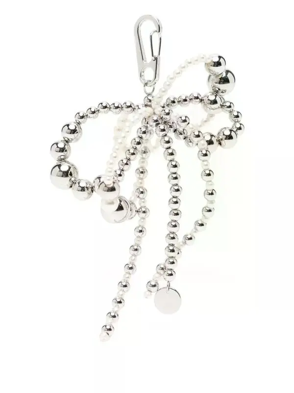 JUUN.J Ribbon Beaded Keyring
