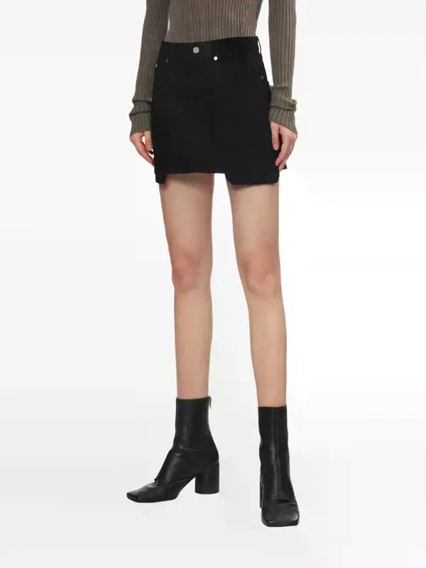 Helmut Lang Denim Mini Skirt With Pockets